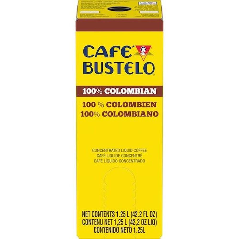 Bustelo 100 Percent Colombian Concentrated Liquid Coffee, 1.25 Liter ...