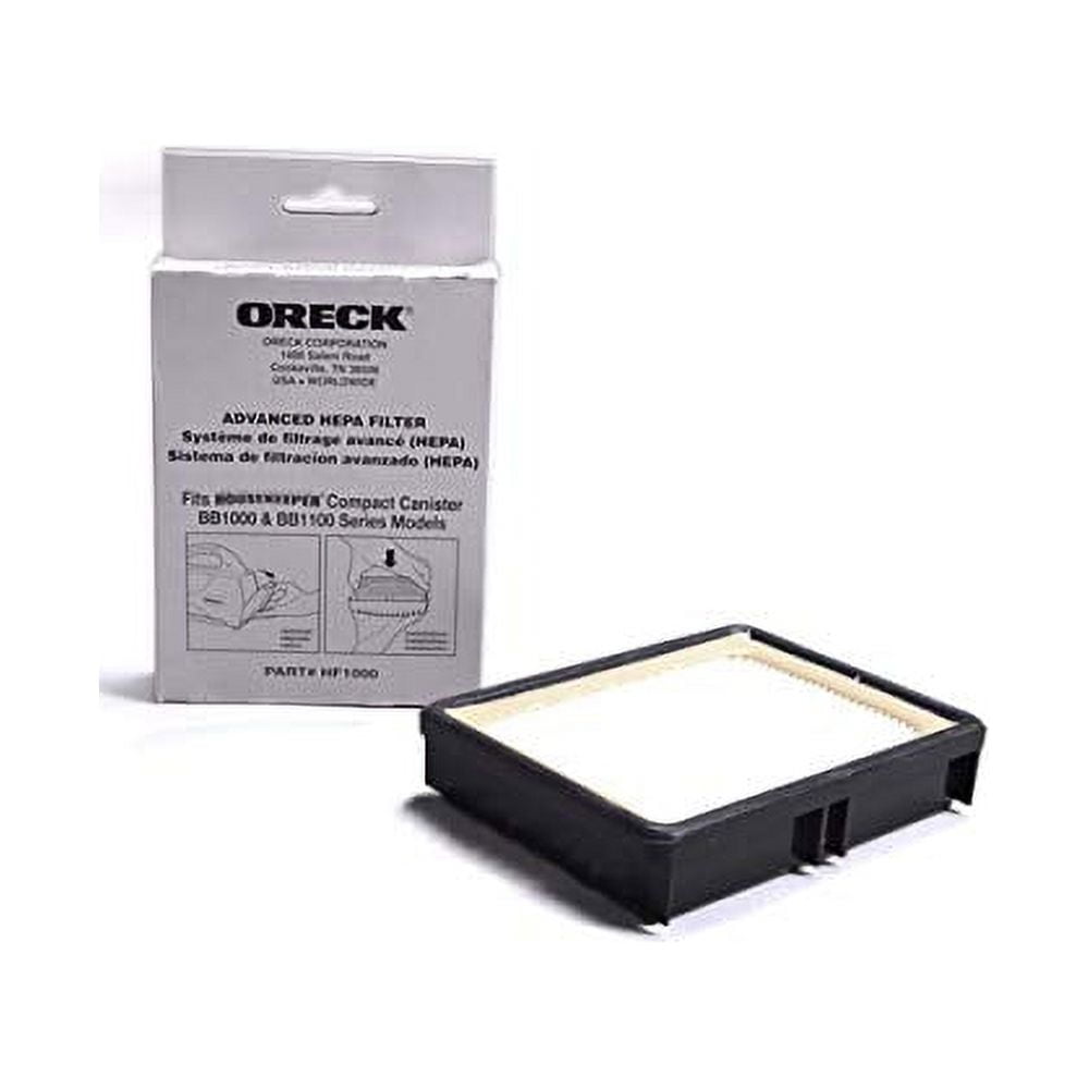 Buster B Hepa Filter Replacement Part For Oreck BB1000, BB1100, Cc1600B ...