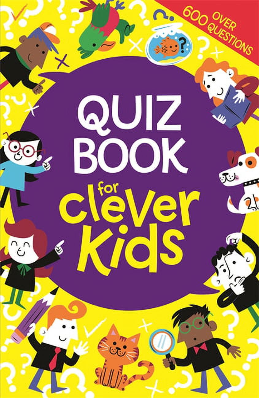 Buster Brain Games Quiz Book for Clever Kids, (Paperback) - Walmart.com