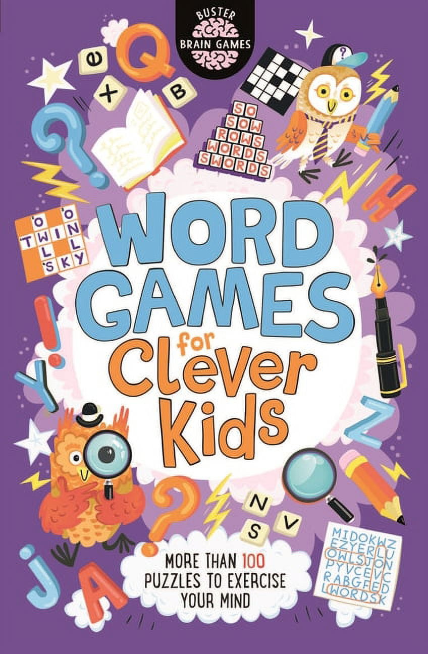 Buster Brain Games Word Games for Clever Kids, Book 8, (Paperback ...