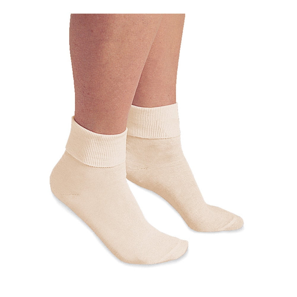 Buster Brown Women's 100% Cotton Socks -3 Pair Package Fold Over ...