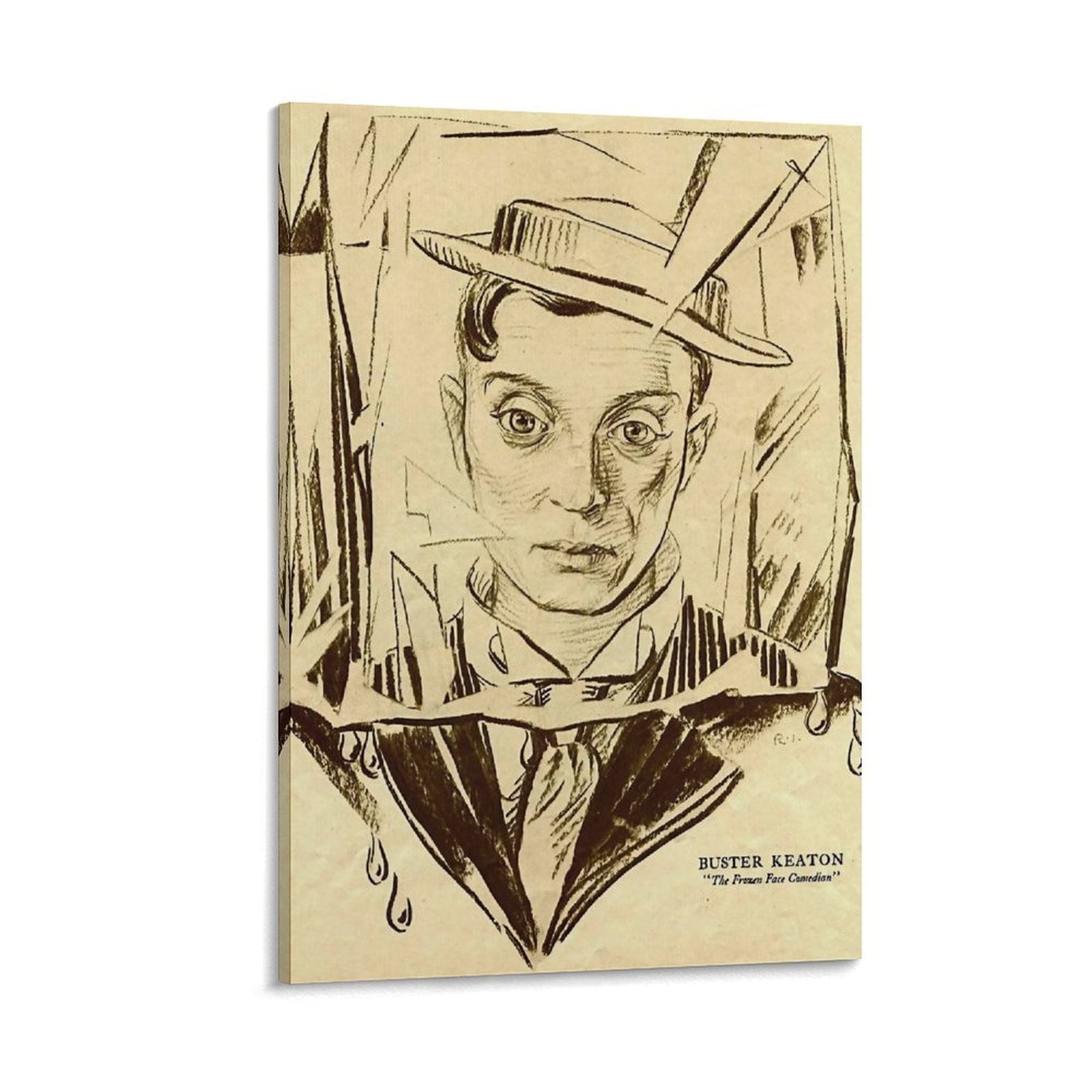 Buster Keaton American Actor Print Poster (2) Picture Print Canvas ...