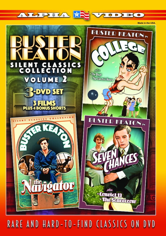 Buster Keaton Silent Classics Collection, Vol. 2 - Walmart.com