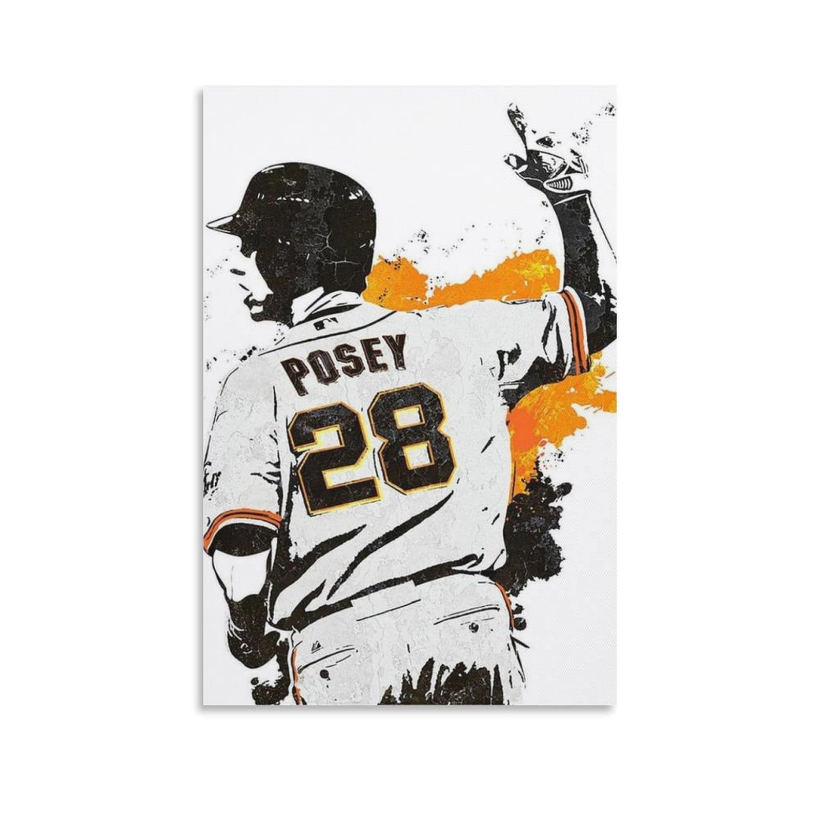 Buster Posey Poster Canvas Poster Gifts Canvas Painting Poster Wall Art ...