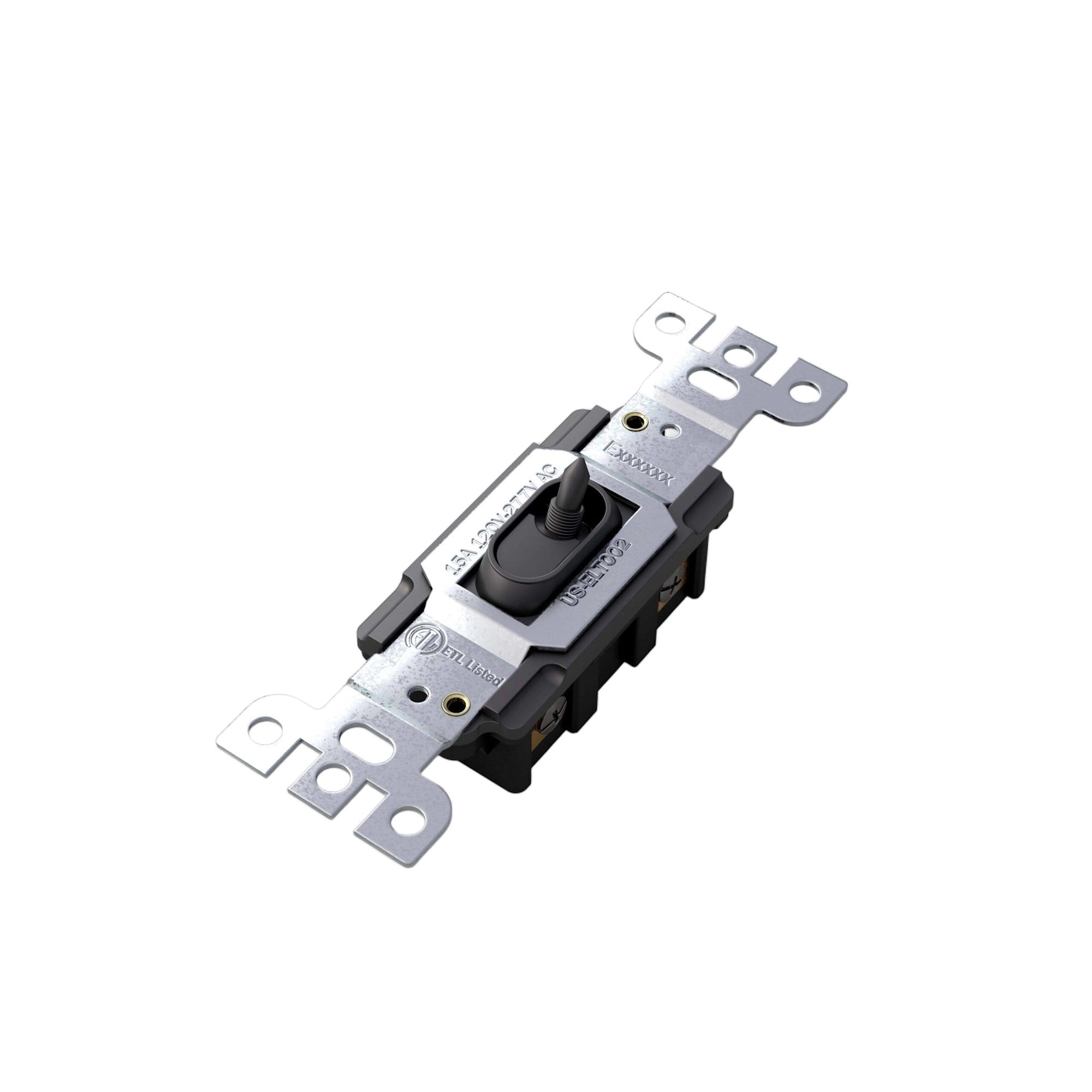 Buster + Punch NTM-01384 Us Electricity 15 Ampere 3 Way Switch - Black ...