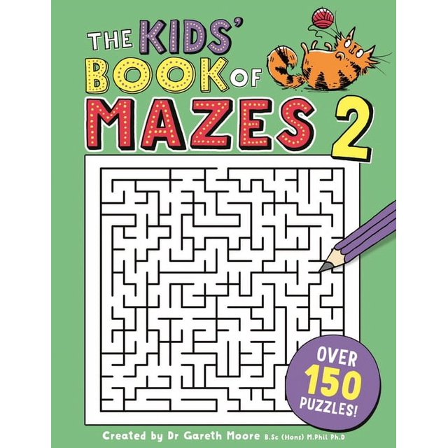 Buster Puzzle Books The Kids' Book of Mazes 2, (Paperback) - Walmart.com