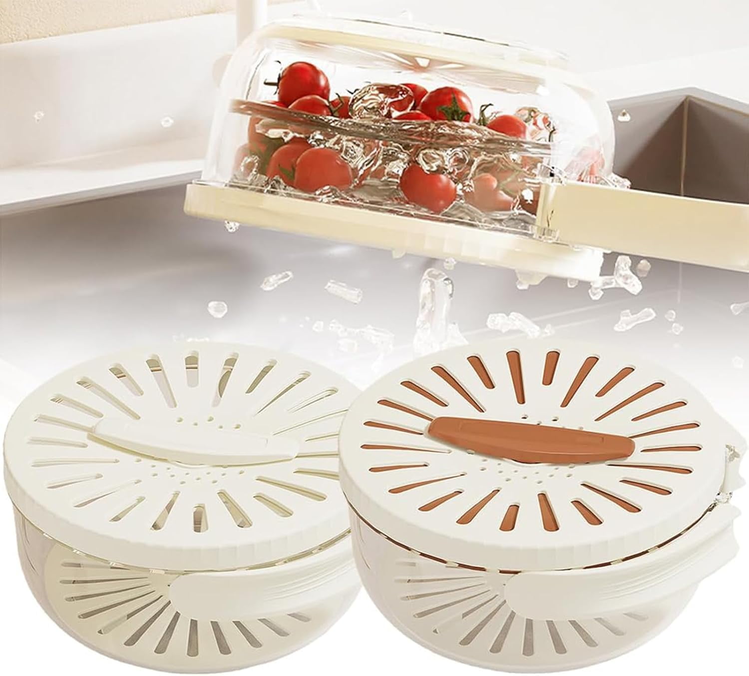 Bustier Fruit Strainer, Berry Washing Bowl with Strainer, Multipurpose ...