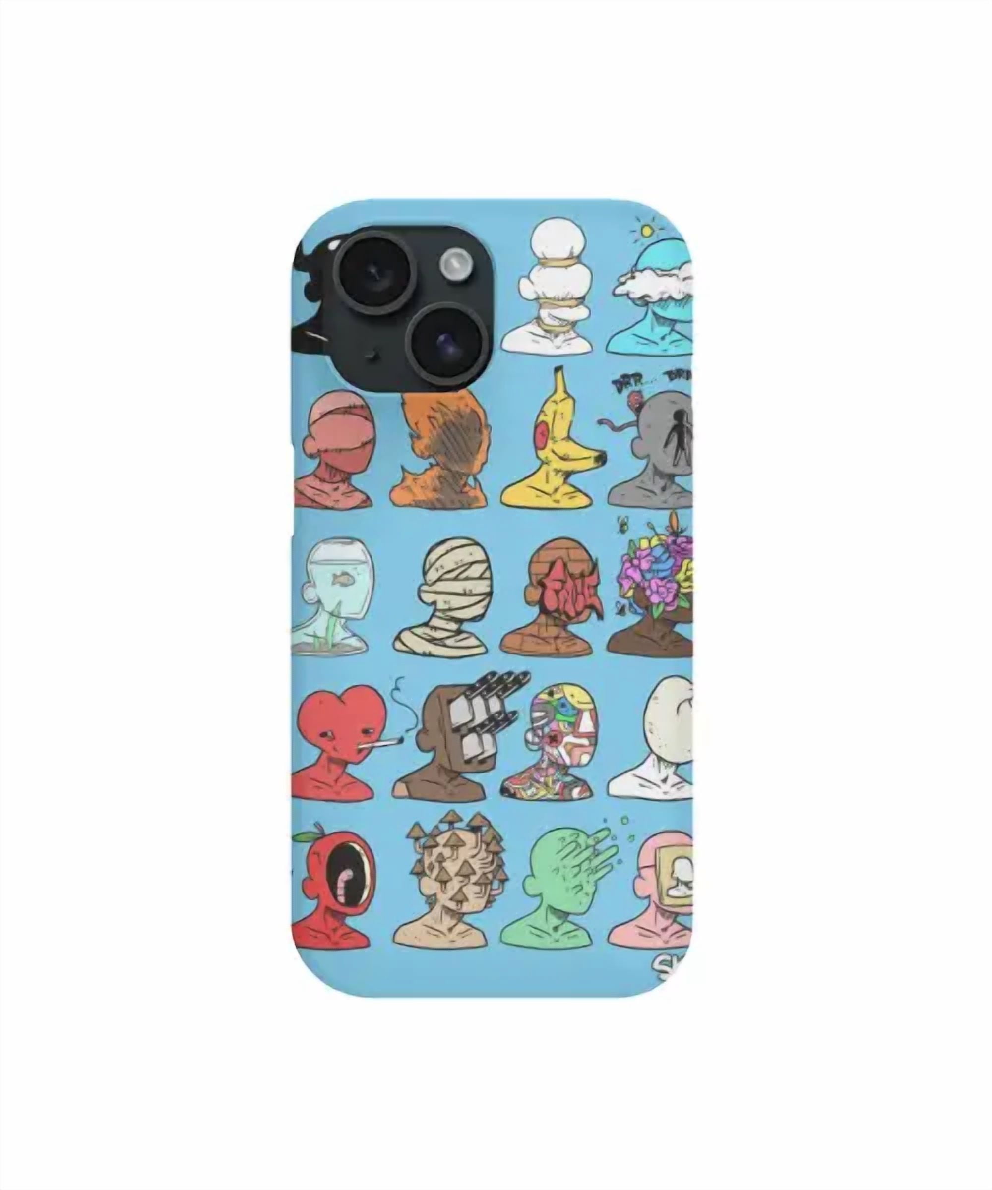 Busts Classic Art Statue Sculpture Phone Case for iPhone 16 15 14 13 12 ...