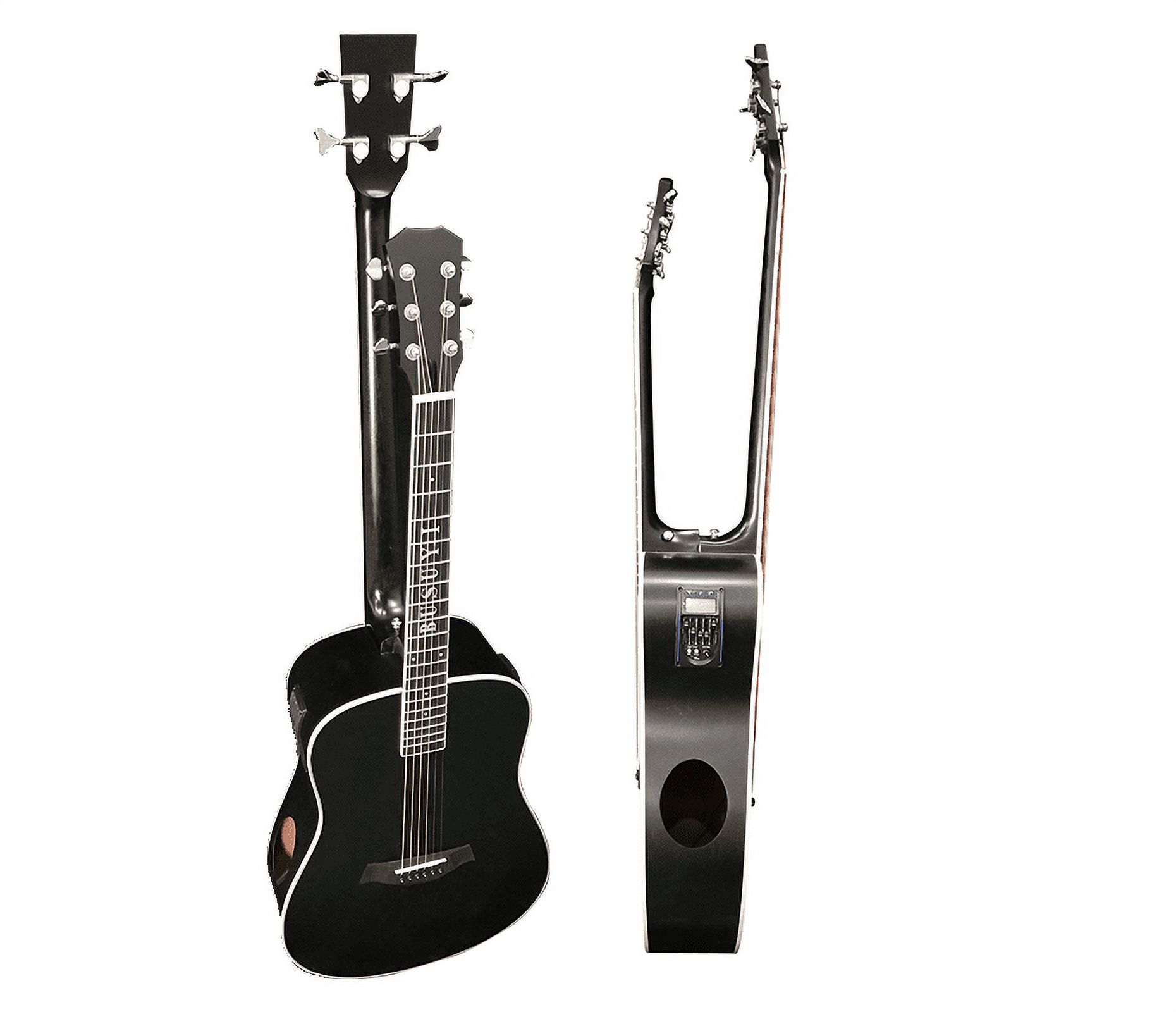 Busuyi Acoustic Electric Guitar 4 String Bass 6 String Lead Acoustic ...