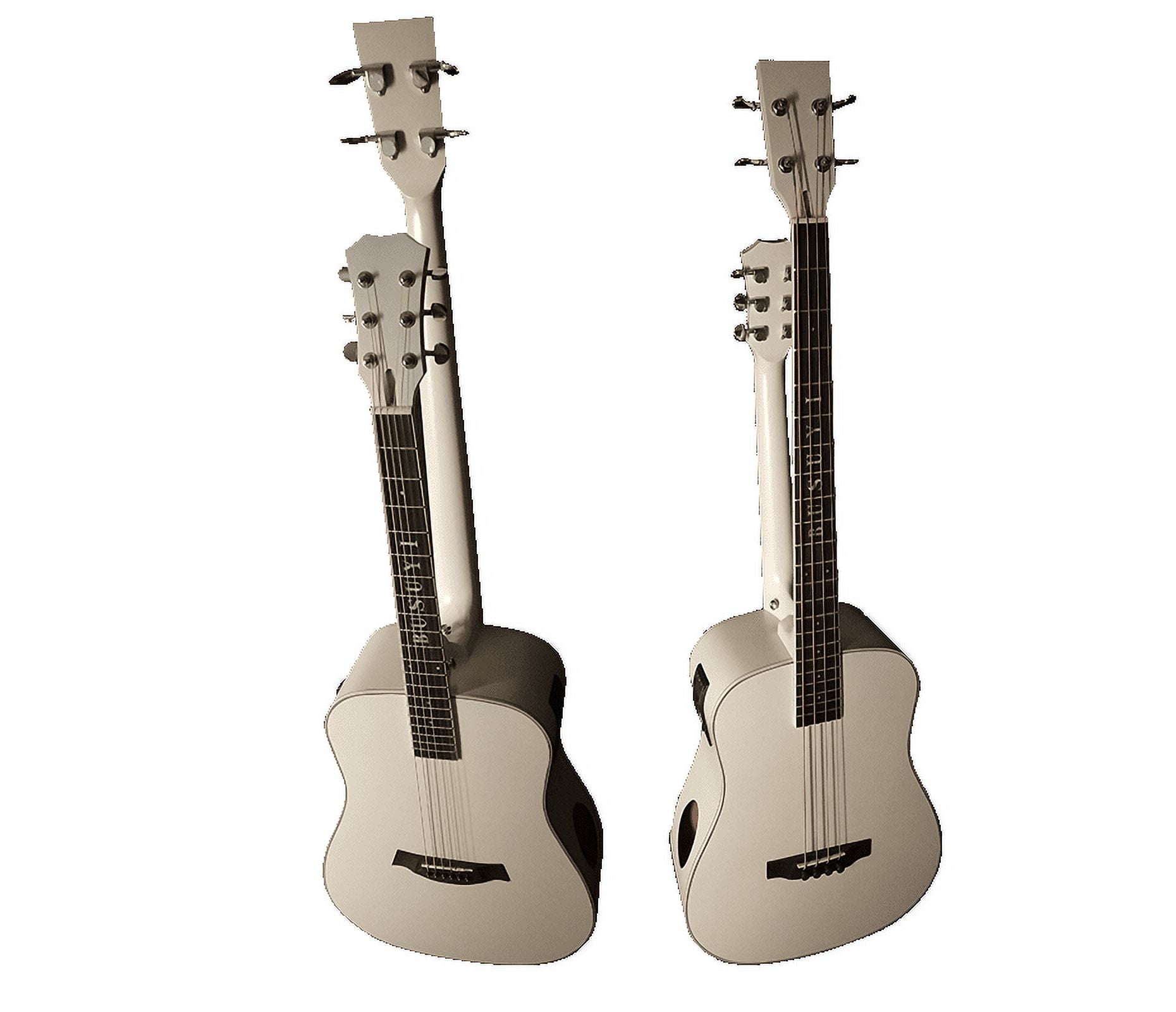 Busuyi Electric Guitar 4 String Bass 6 String Lead Acoustic, Travel Acoustic Guitar with ...