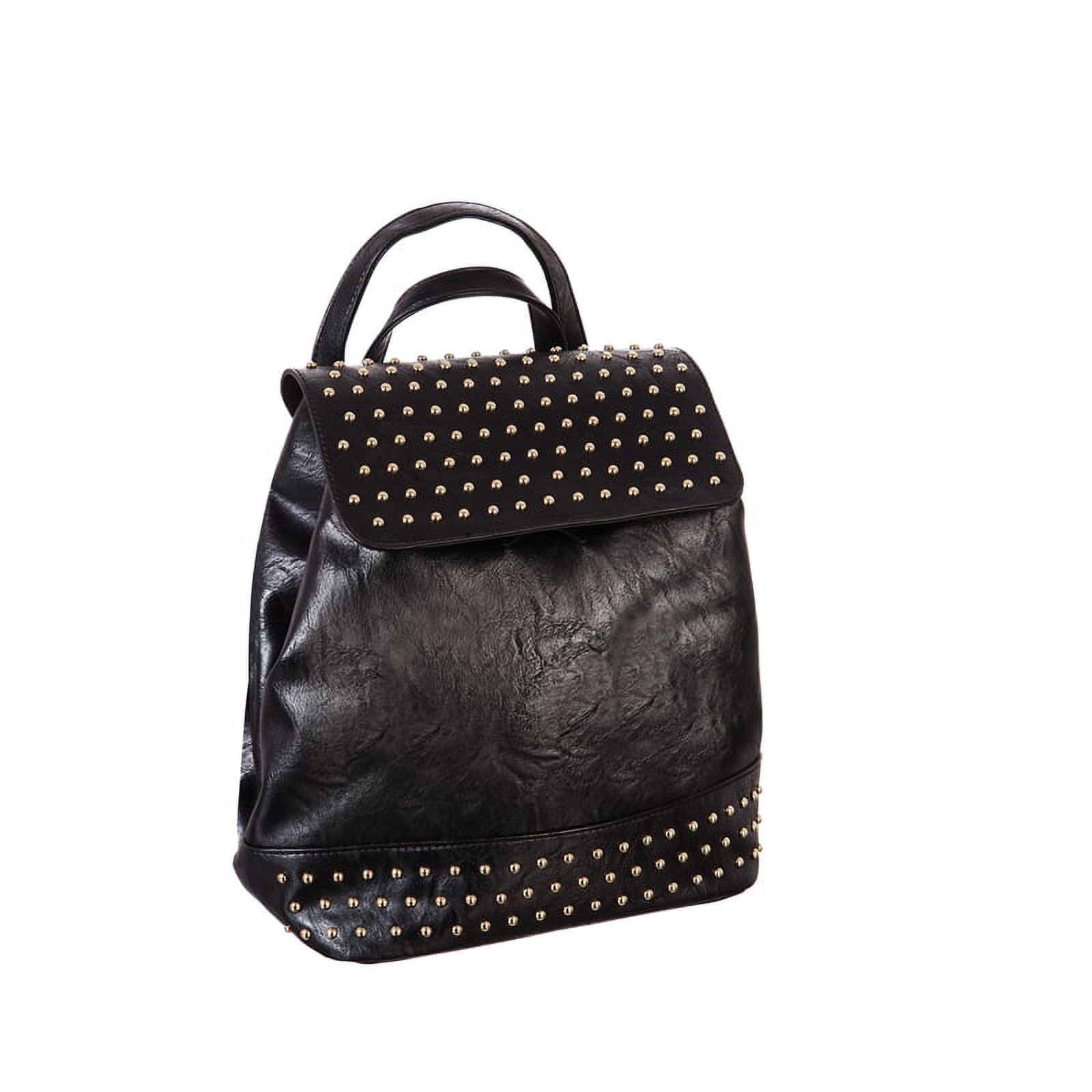 Busy Bee Studded Convertible Backpack, Black - Walmart.com