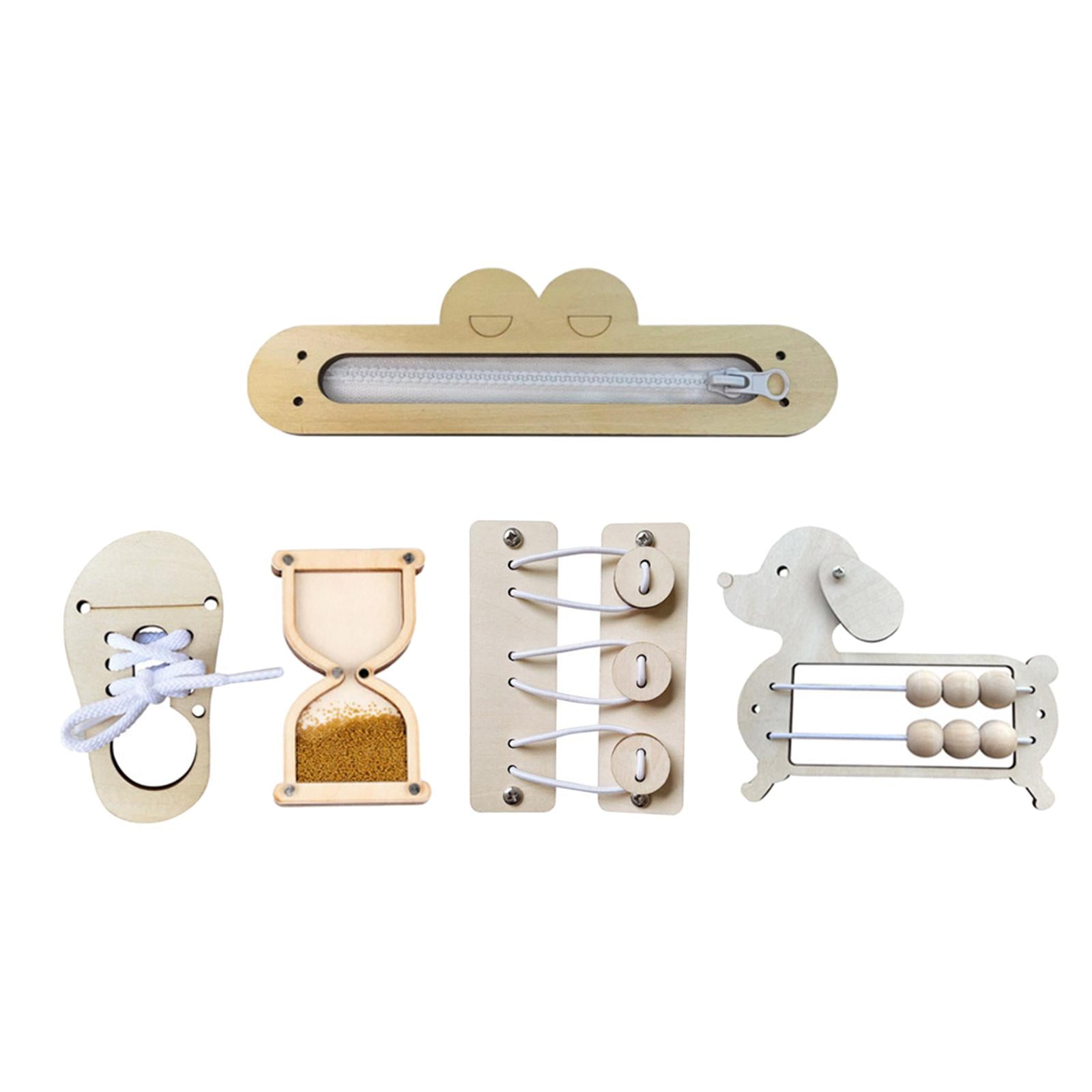 Busy Board DIY Material Wooden Handicraft Toy Basic Skill for Children ...