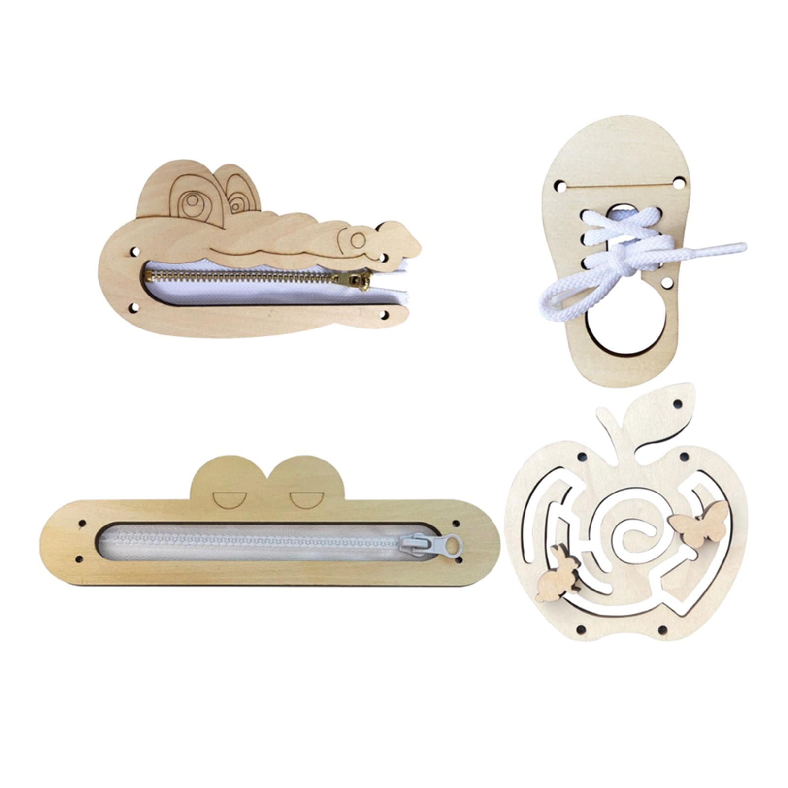 Busy Board DIY Material Wooden Handicraft Toy Basic Skill for Children ...