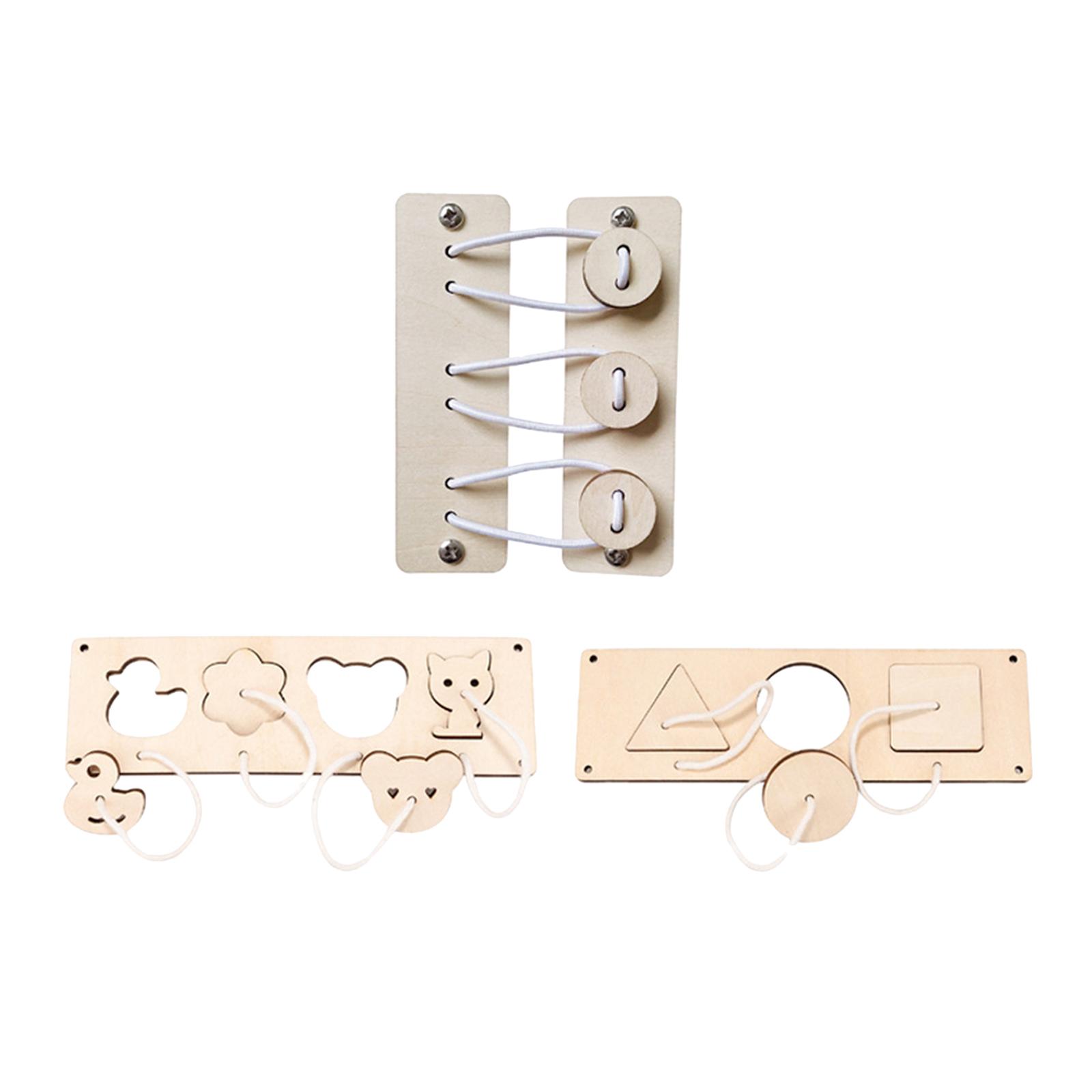 Busy Board DIY Material Wooden Handicraft Toy Basic Skill for Children ...