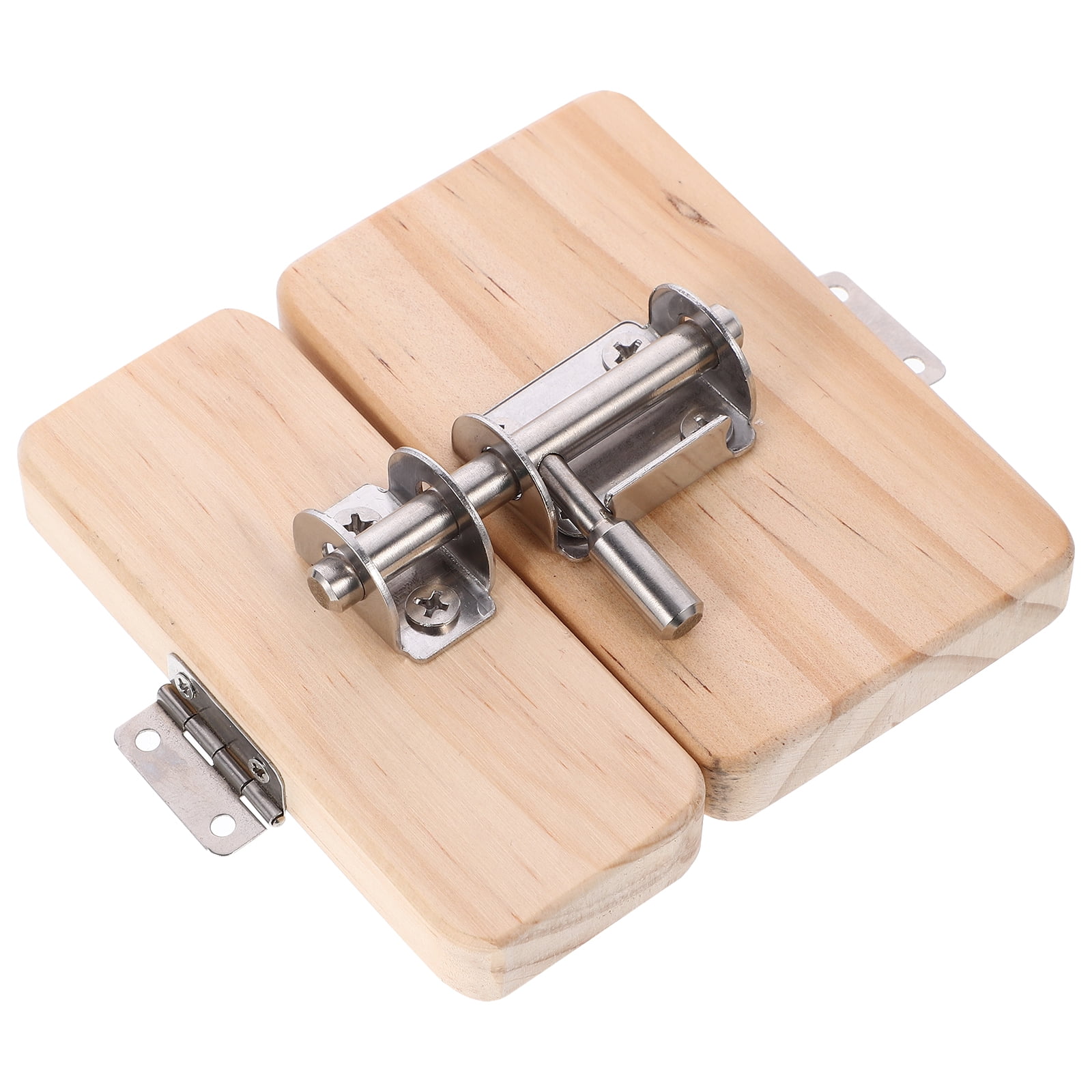 Busy Board Door Lock Child Development Toys Kids Presents Toddler Wood ...