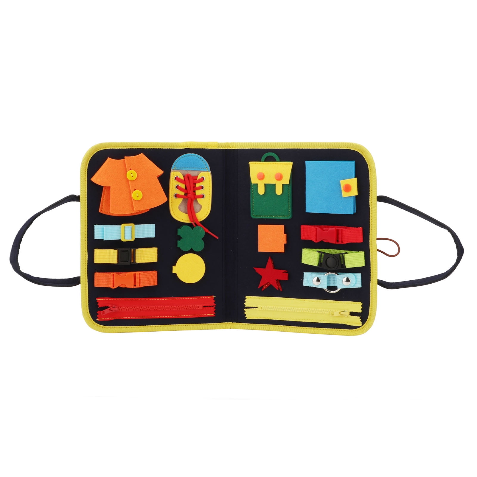 Busy Board Felt Fabric Busy Board Montessori Sensory Toys Educational ...