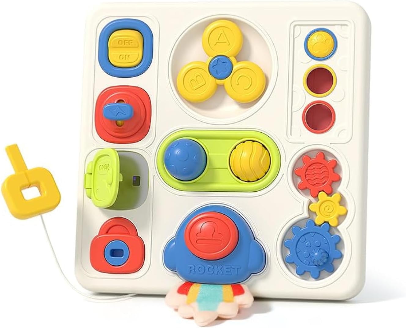 Busy Board Montessori Toys for Toddler Sensory Travel Toys Baby Fidget ...