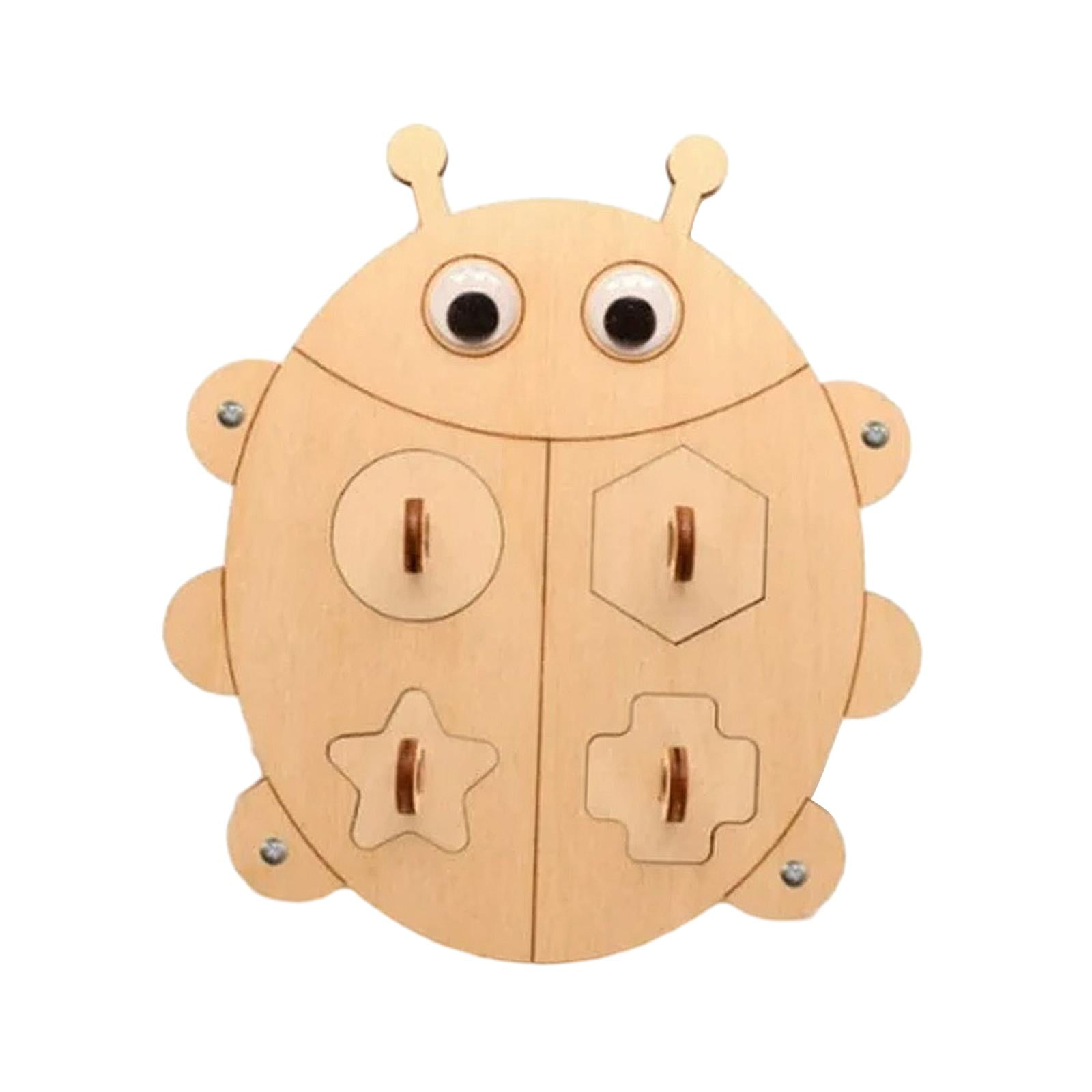 Busy Board Parts Wooden Travel Toy Developmental Portable Early ...