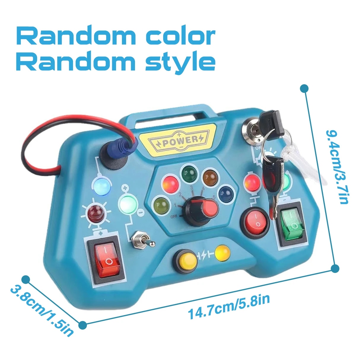 Busy Board Sensory Toys With LED Light Switch Control Board Travel ...