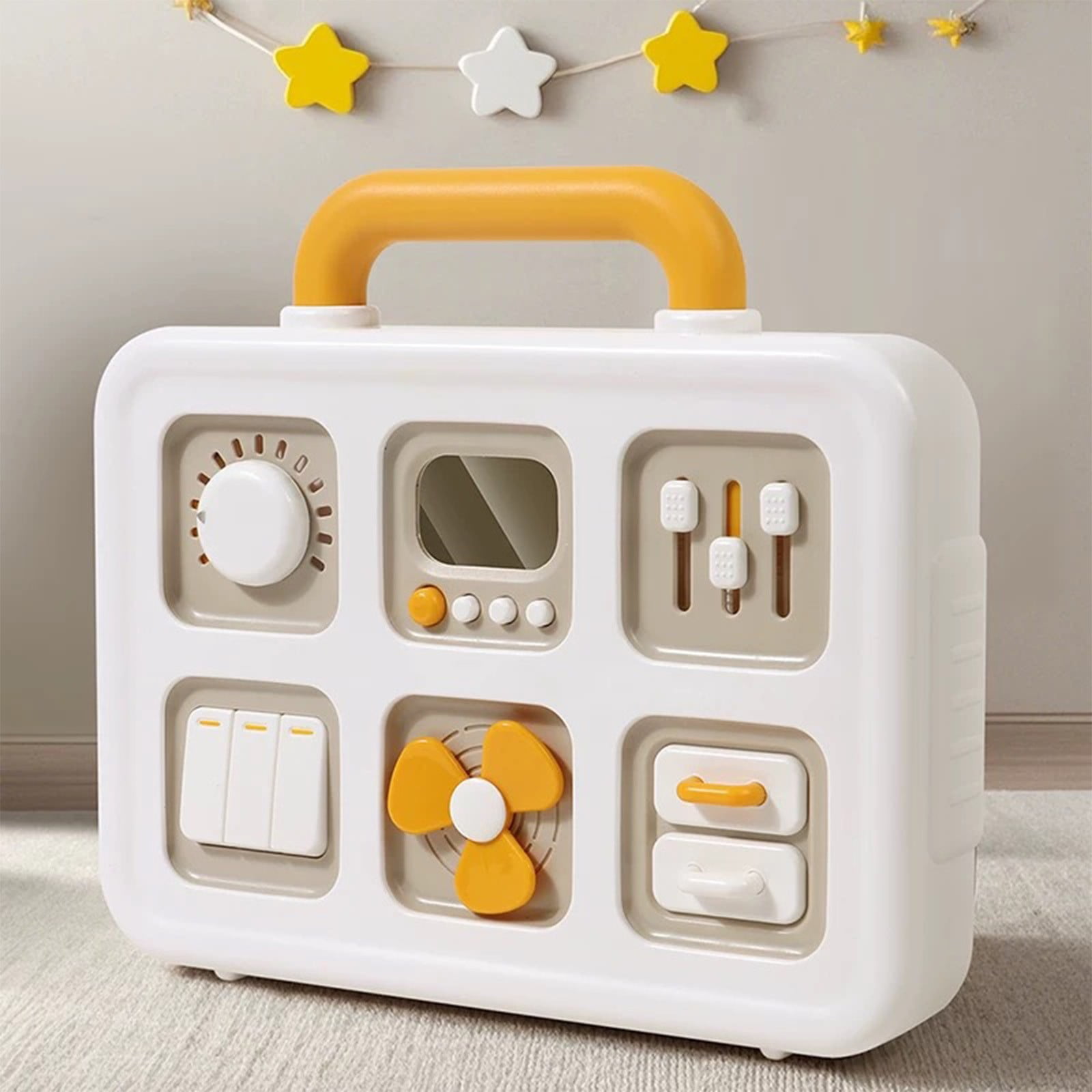 Busy Board Toy, Piece, Fine Motor Skill Training with Spinners and ...