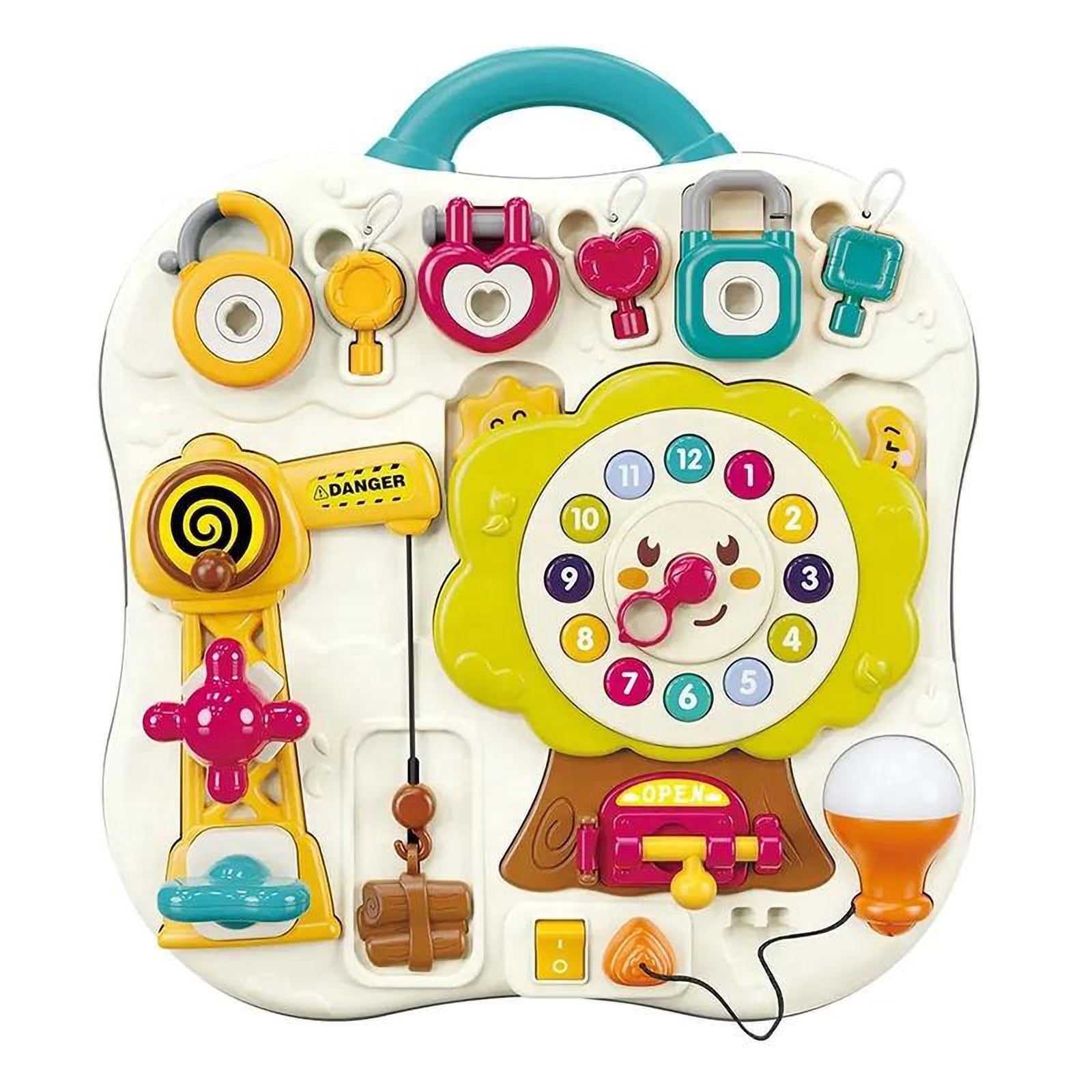 Busy Board Toys Montessorri Baby Sensory Toy Kids Fine Motor Skill ...