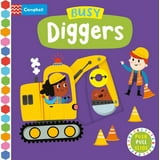 Busy Books Busy Diggers, (Board Book) - Walmart.com