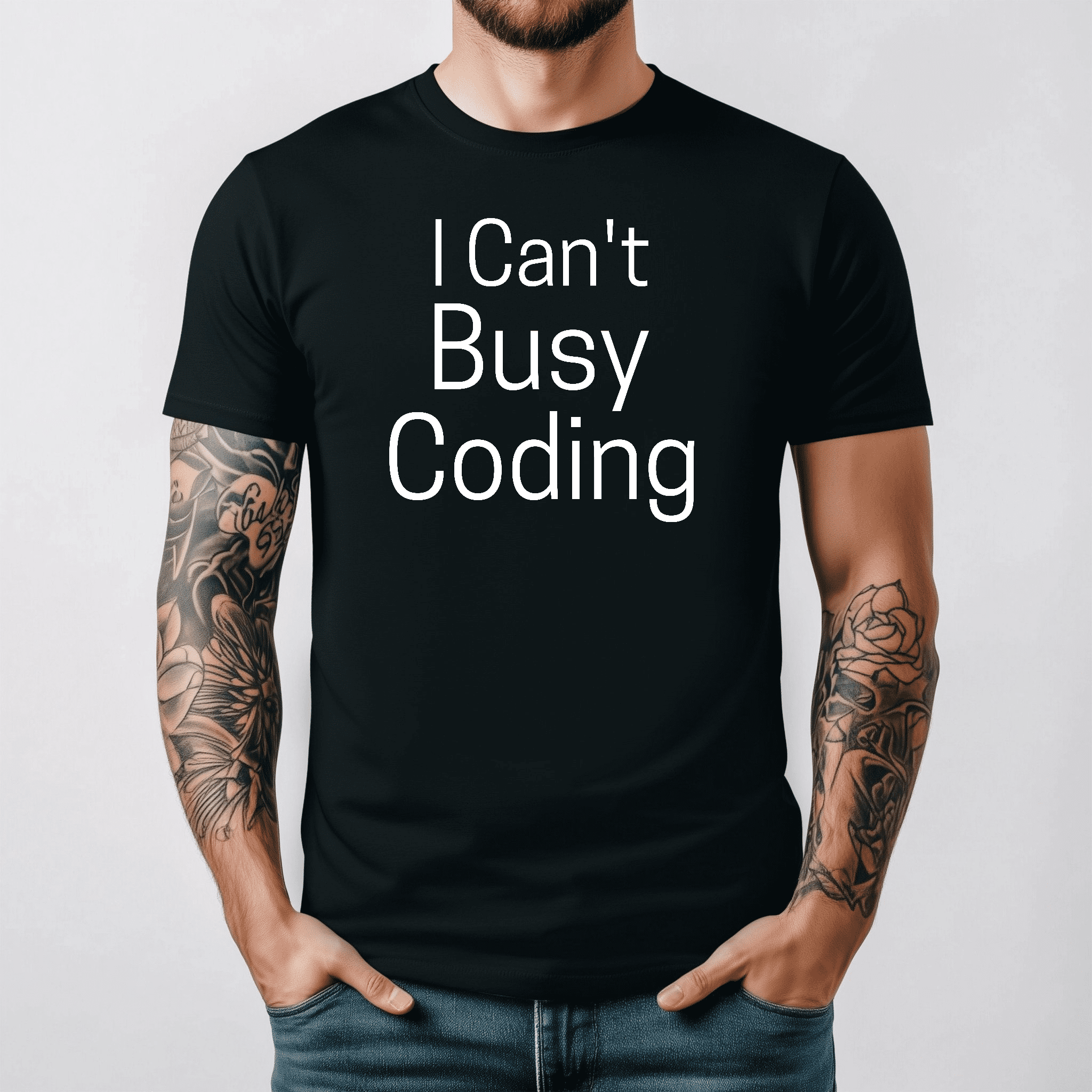 Busy Coding Funny Coder Tech Humor Tee for Programmers Shirt V13413,for ...