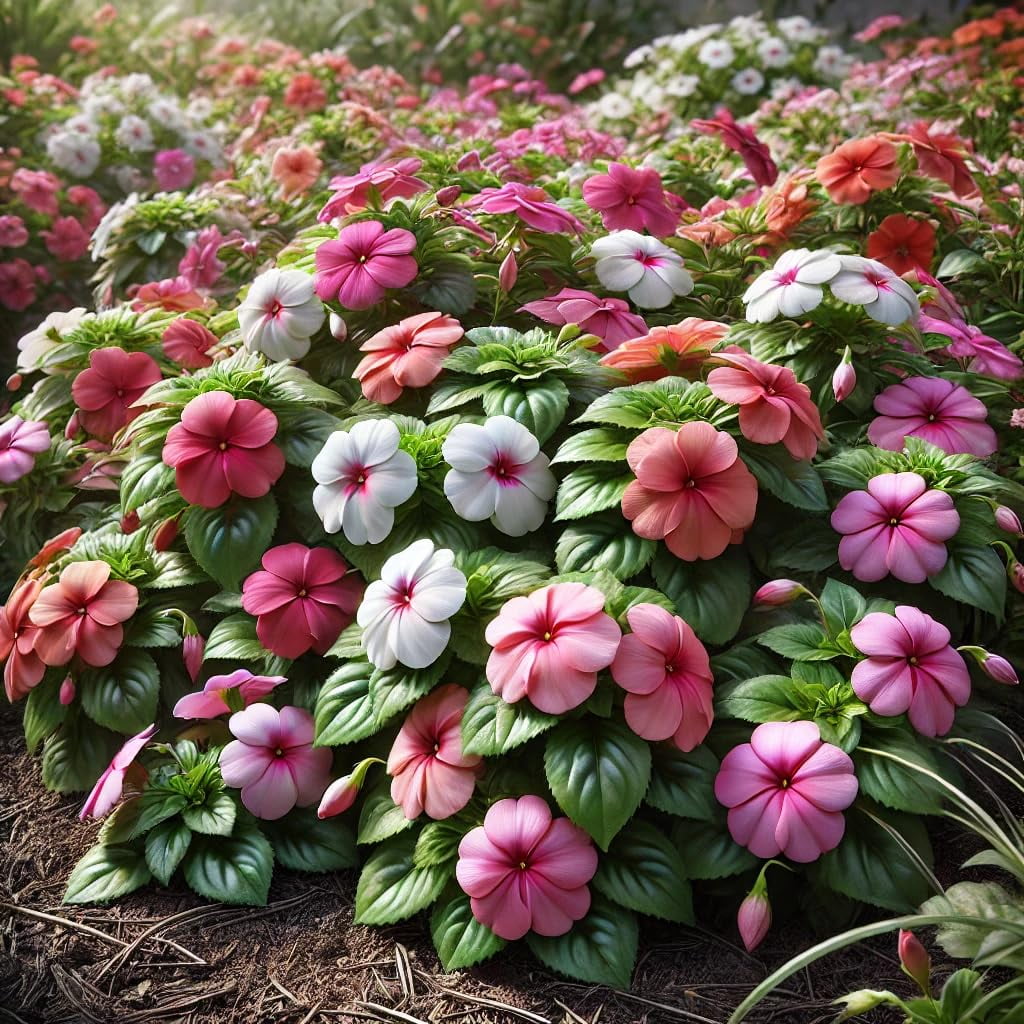 Busy Lizzie MixEGSC Seeds - Impatiens Walleriana | Vibrant Shade-Loving ...