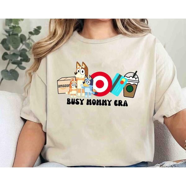 Busy Mommy Era Bluey Shirt, Bluey And Friends Shirt, Size L, Tee Sport ...