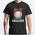 Busy Raising Ballers Baseball Mom Classic T-shirt - Walmart.com
