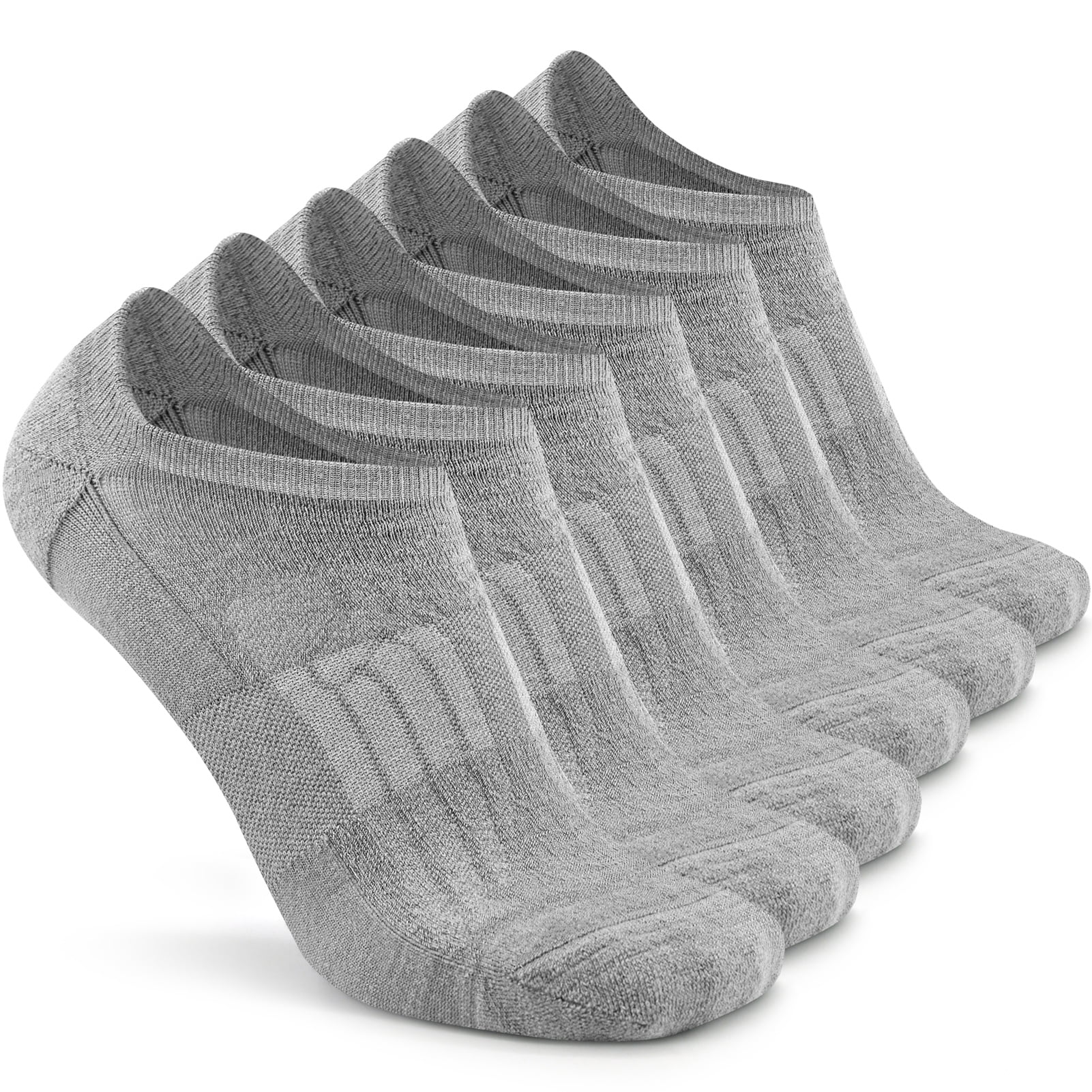Busy Socks Men's Merino Wool Athletic Socks, 3 Pack,Large,Grey ...