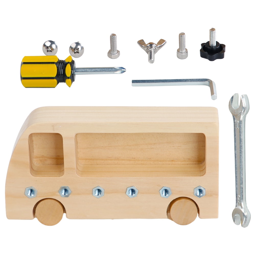 Busy Toy Preschool Child Screwdriver Spiral Wooden - Walmart.com