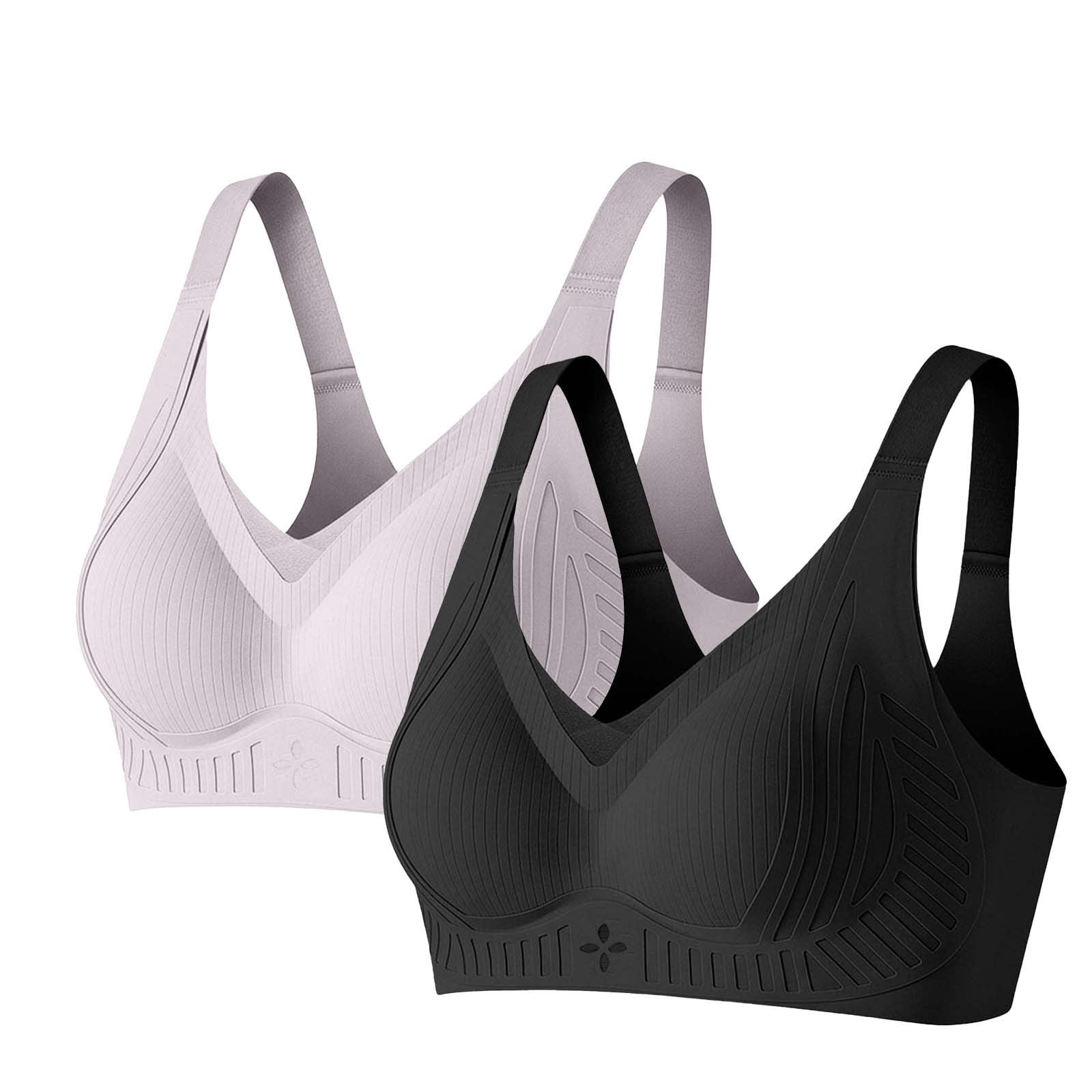 Busydd 2PC Bras for Women Comfy Supportive Lift Push up Bra Trendy ...