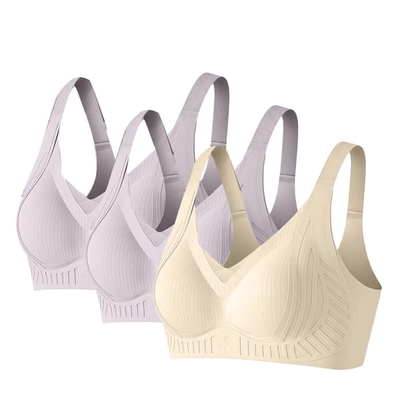 Busydd 3PC Womens Bras Comfortable Supportive Lift Push up Bra Trendy ...