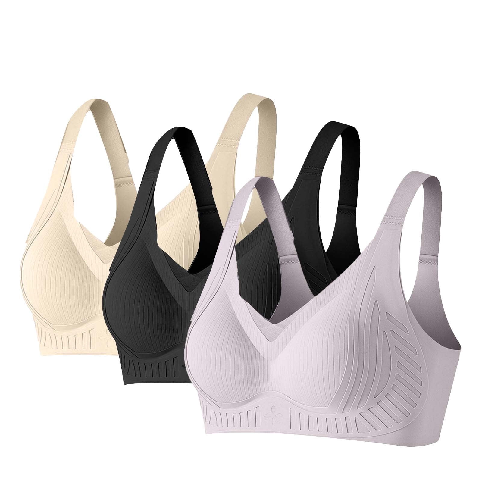 Busydd 3PC Womens Bras Comfortable Supportive Lift Push up Bra Trendy ...