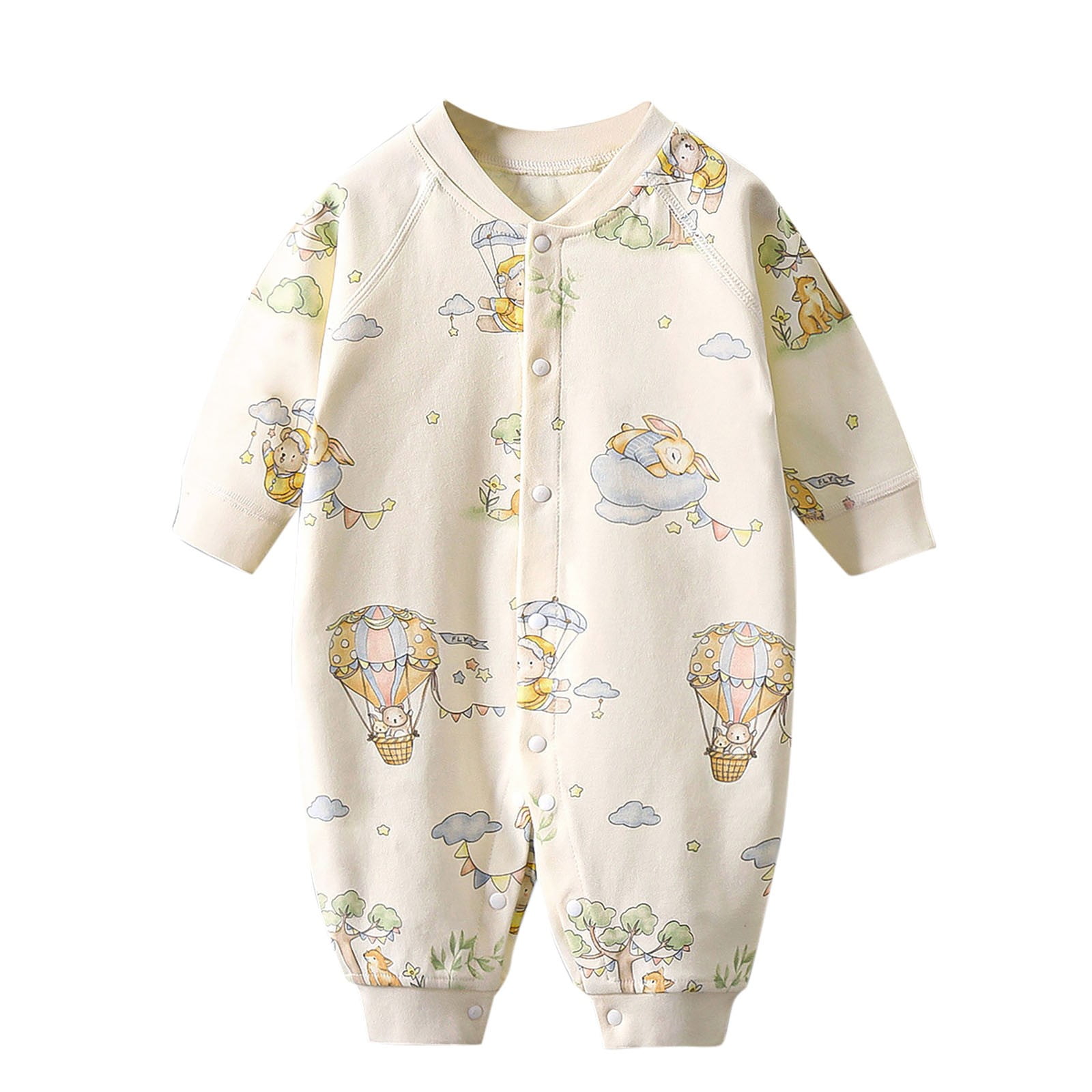 Busydd Baby Boys Girls Rompers Long Sleeve Cotton Baby Onesies Trendy ...