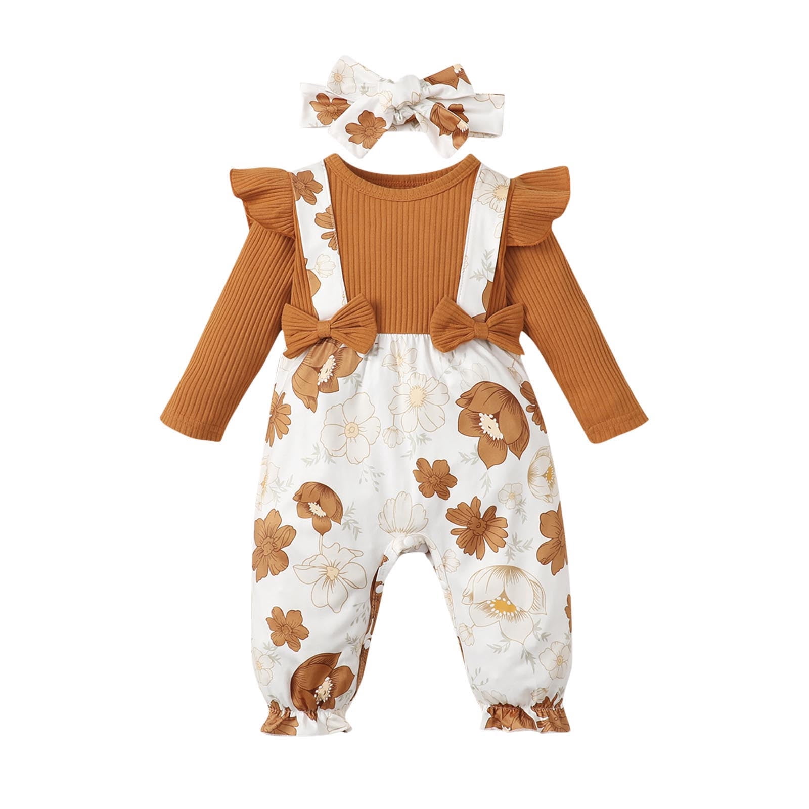 Busydd Baby Girl Clothes Infant Baby Girl Romper and Pants with ...