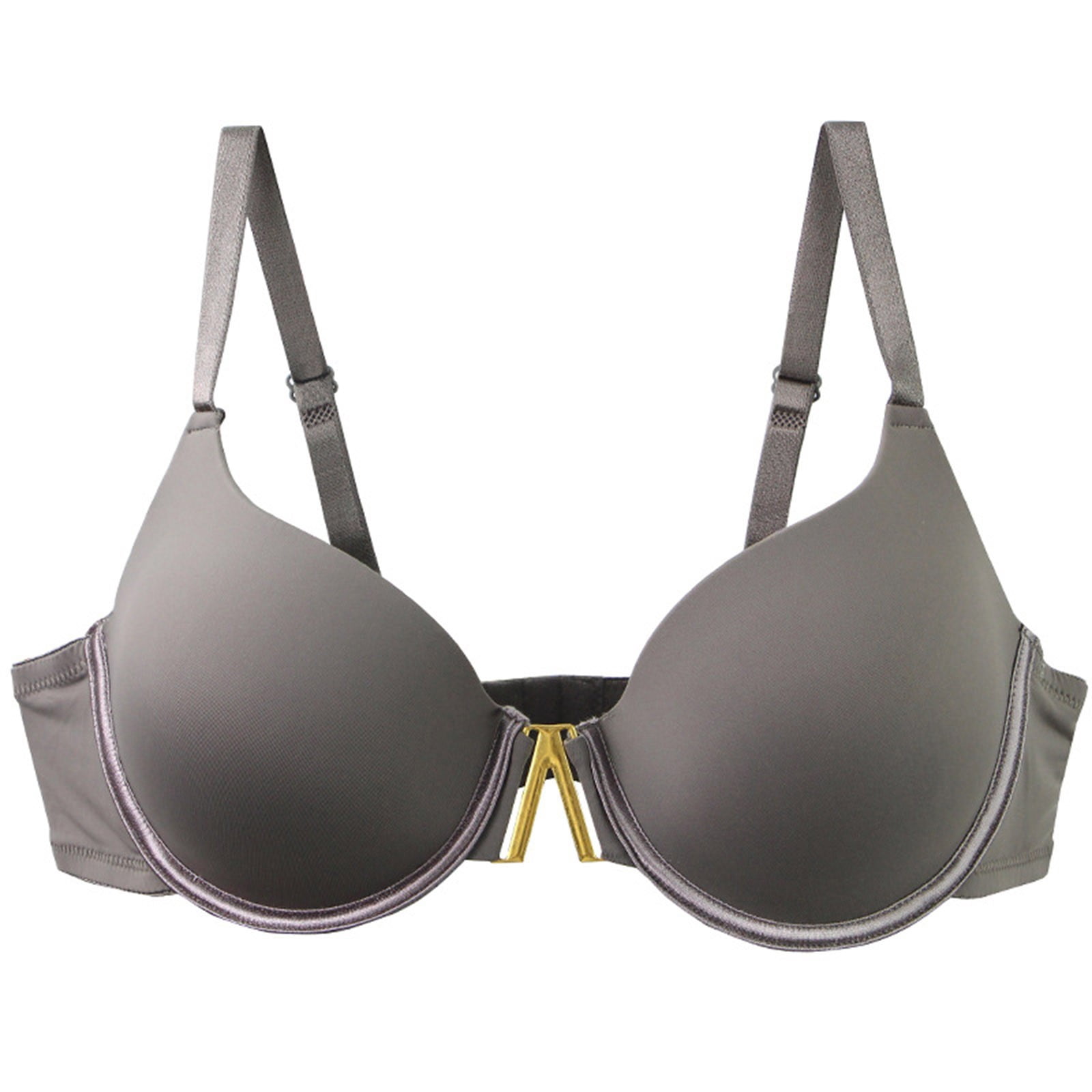 Busydd Bras for Women with Underwire Solid Color High Support Push up ...