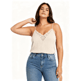Busydd Camisole Lace Top for Women Solid Color Spaghetti Strap Cami ...