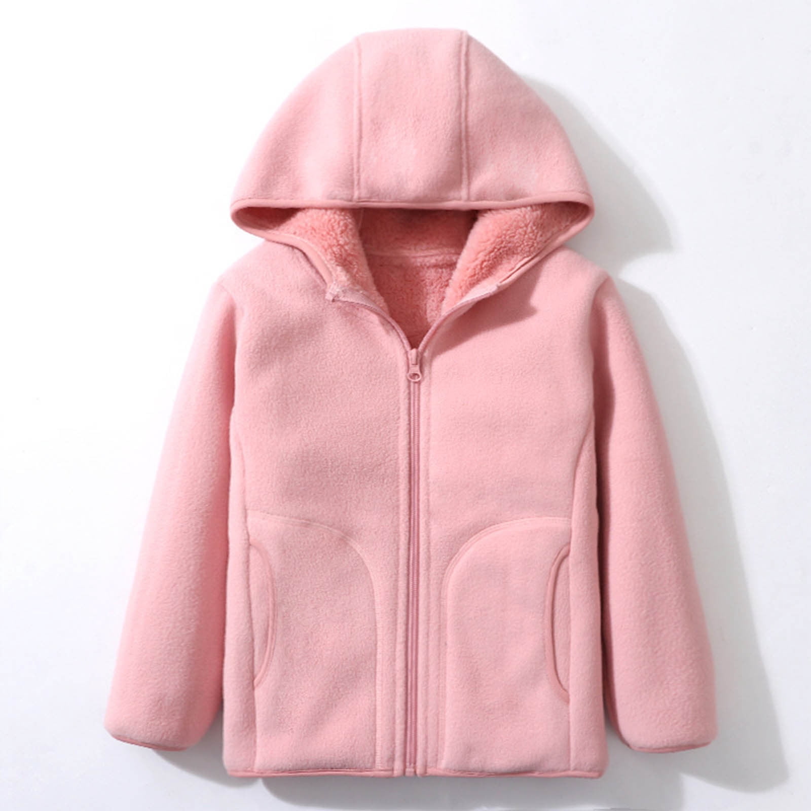 Busydd Girls' Outerwear Jackets & Coats 3-17 Years Solid Color Long ...