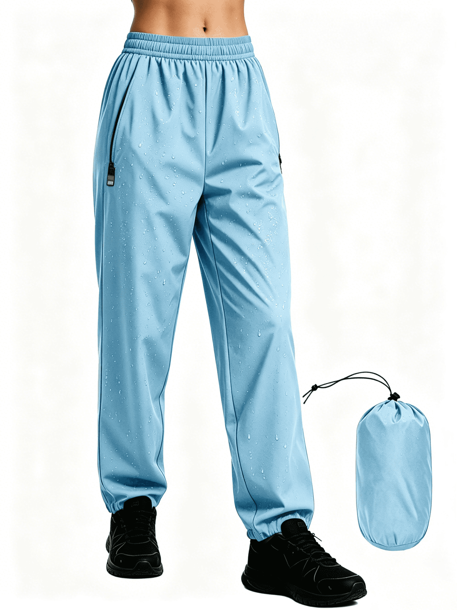 Busydd Hiking Pants Women with Zipper Pockets Fashion Water Resistant ...