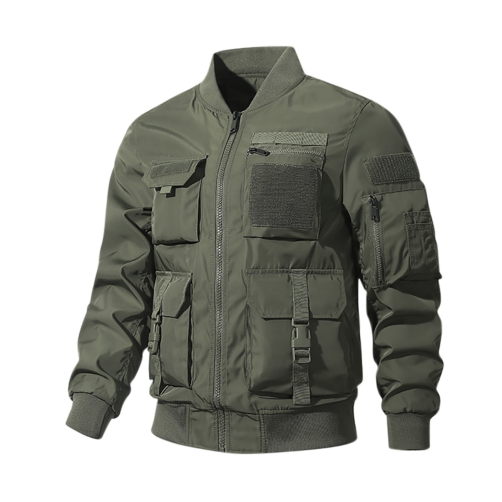 Busydd Mens Coats Fashion Solid Color Windbreaker Jackets for Men ...