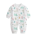 Busydd Newborn Baby Boys Girls Rompers V Neck Long Sleeve Toddler ...