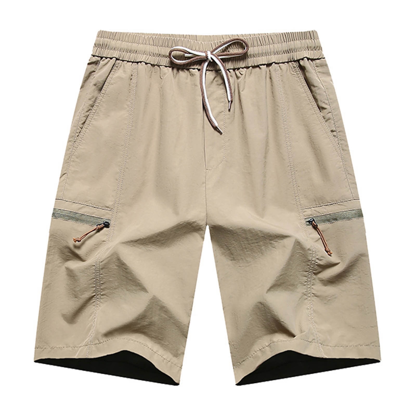 Busydd Plus Size Shorts for Men M-5XL Casual Baggy Solid Color Beach ...