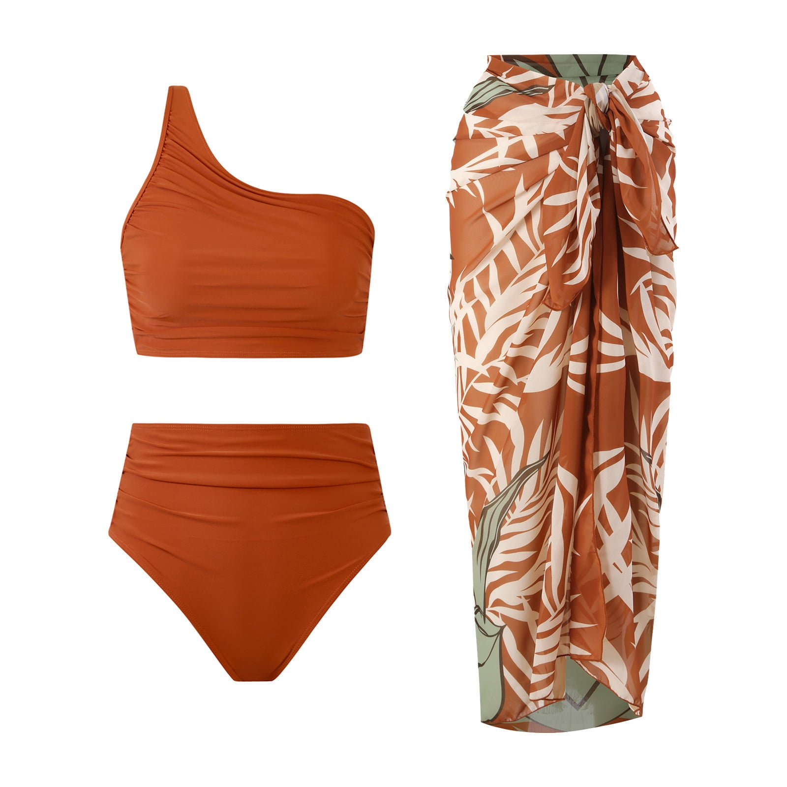 Busydd Swim Suits for Women Fashion Print Bathing Suits with Swim Cover ...