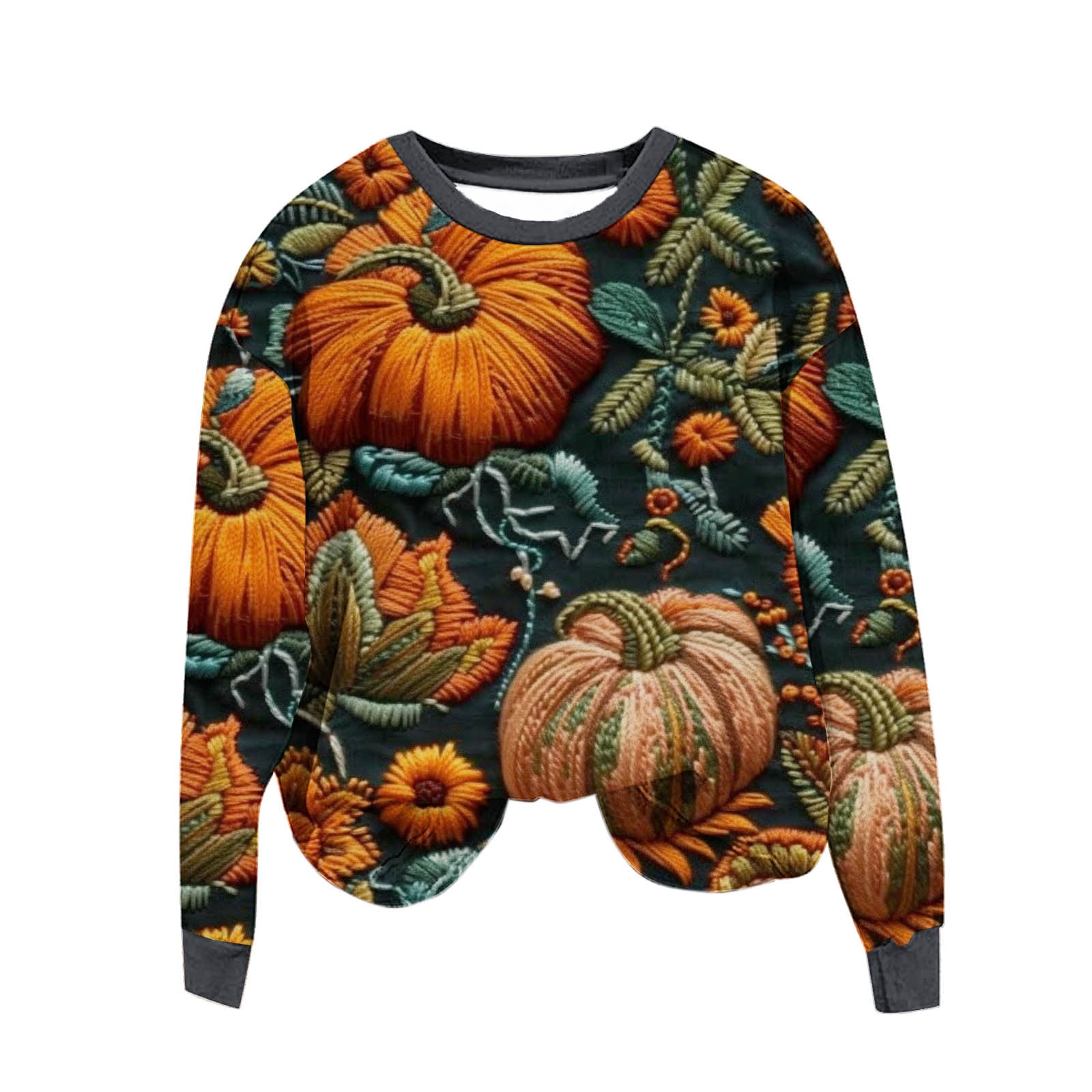 Busydd Thanksgiving Sweatshirt for Women Pumpkin Graphic Holiday ...