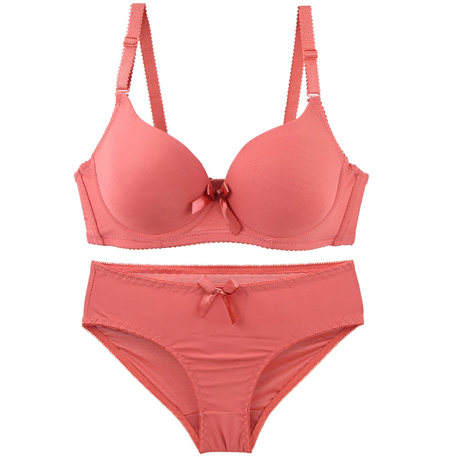 Busydd Underwear Women Pack Bras and Panties Sets Comfortable Soft Womens Underwear Breathable ...