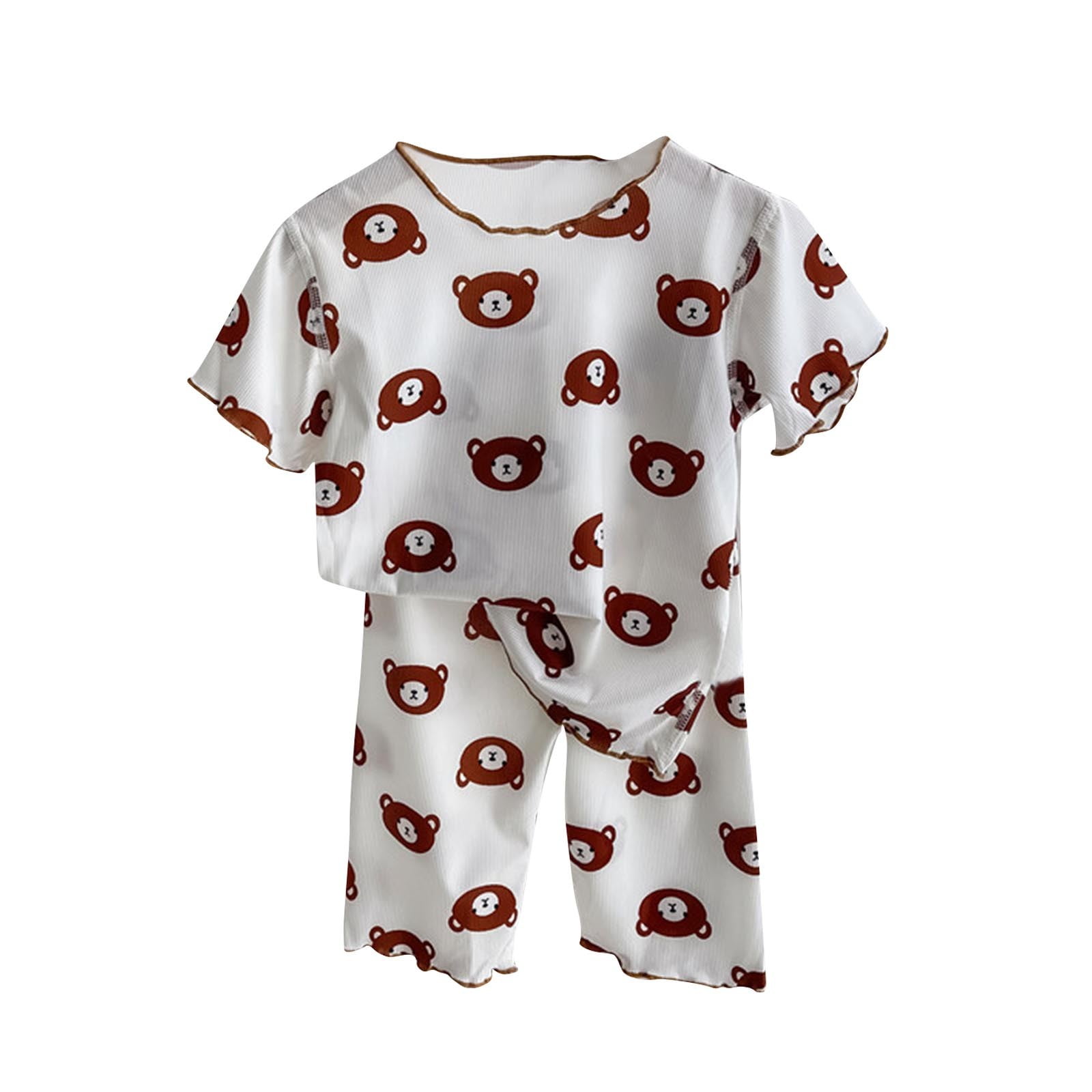Busydd Unisex Girl Boy Clothes 1-12 Years Ice Silk Toddler Teen Summer ...