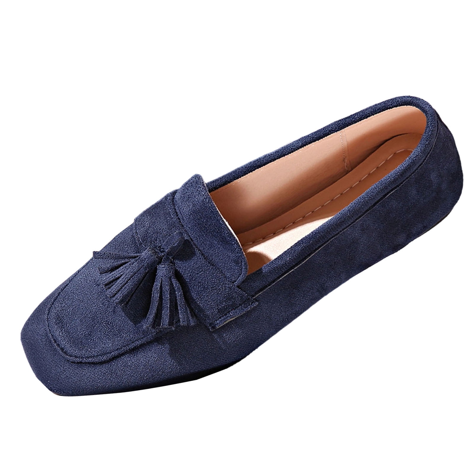 Busydd Women'S Shoes Trendy Comfy Closed Toe Loafers for Women Casual ...