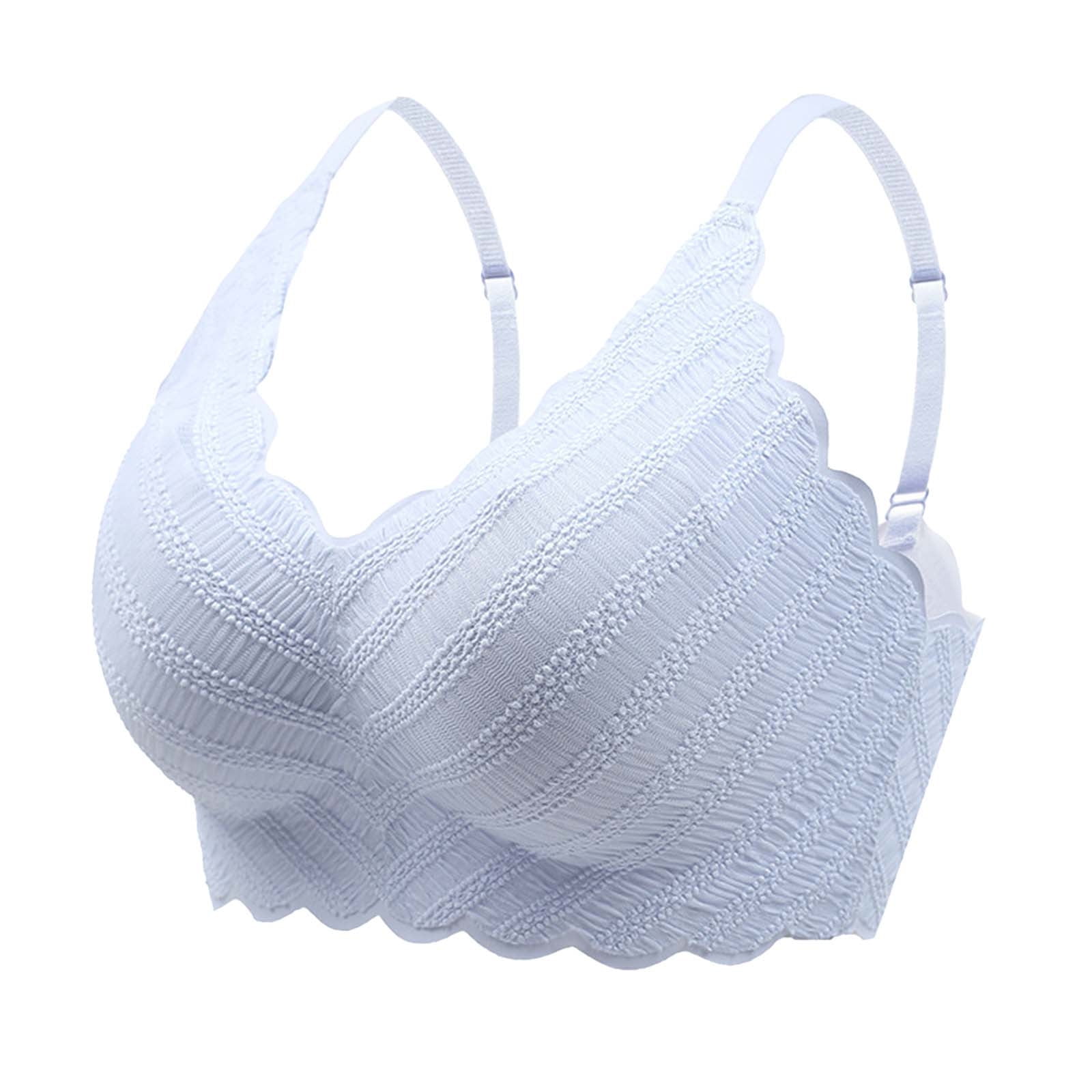 Busydd Womens Bras Solid Color Lift Push up Bra Trendy Textured ...